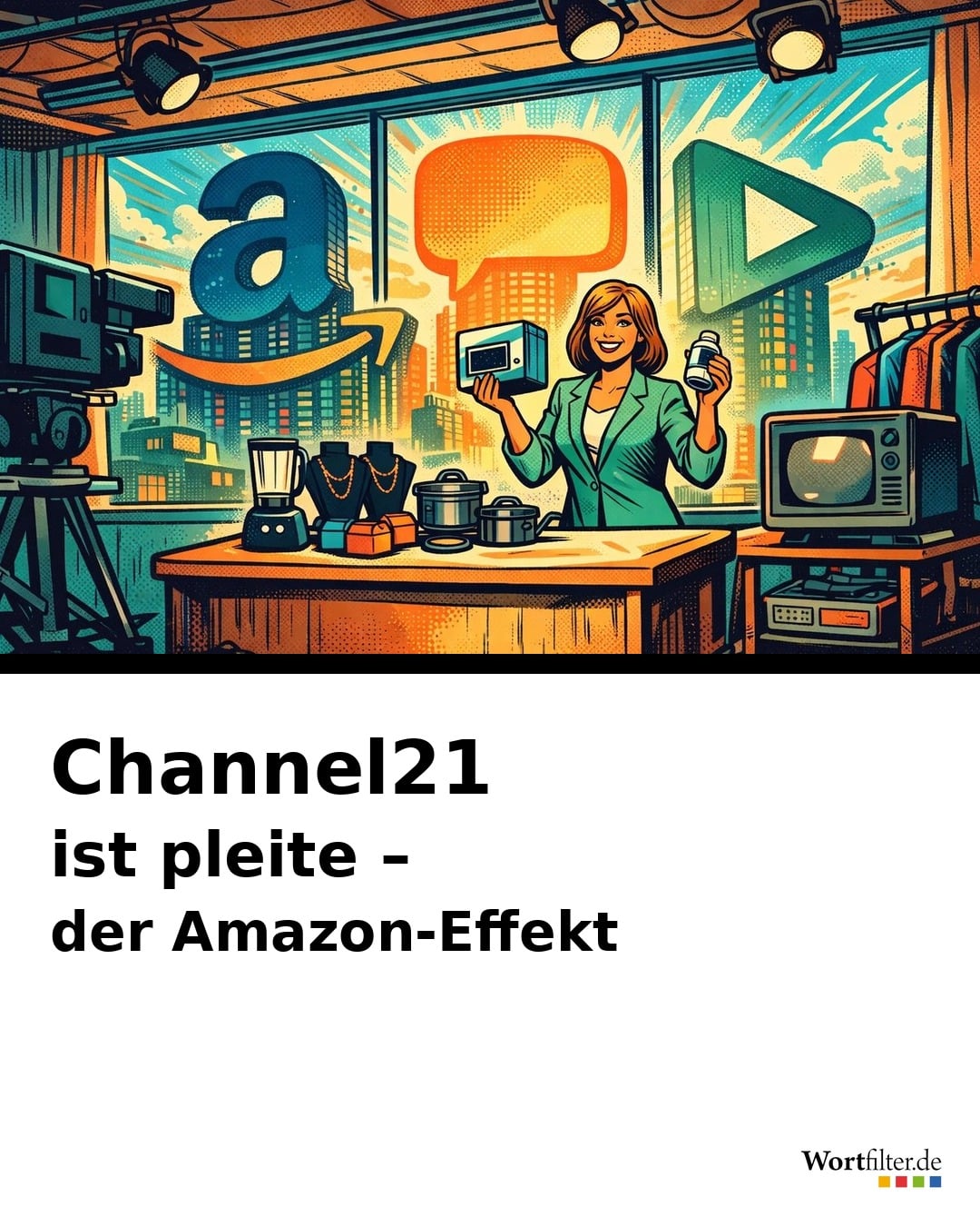 Channel21 insolvent: RTL Shop scheitert am Amazon-Effekt - wortfilter ...